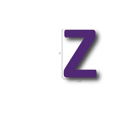 Alphabet Single Letters Z Graphical Warehouse