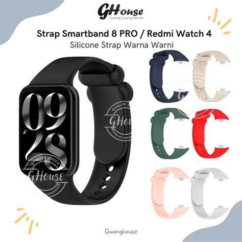 Jual Strap Smartband 8 PRO Silicone Tali Pengganti Strap Redmi Watch 4