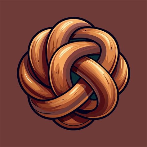 Premium Vector Close Up Of Root Grain Wood Knot Strange Texture For