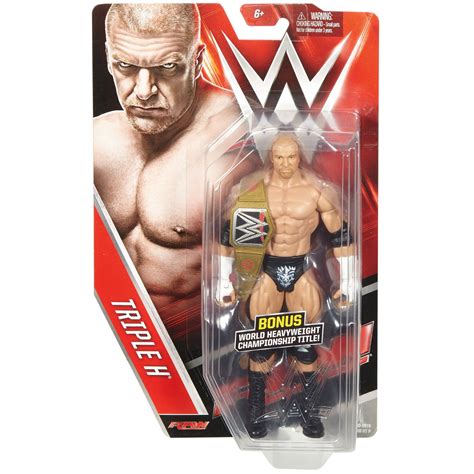 Triple H Wwe Superstar Series 59 Action Figure With Bonus Wwe Belt