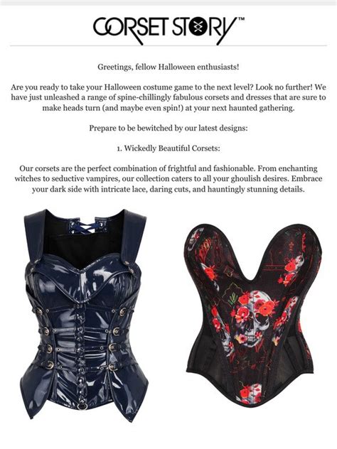Corset Story Uk Get Spooky With Our Halloween Corsets And Dresses