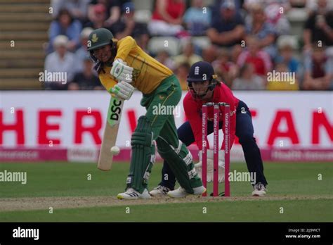 Worcester England 23 July 2022 Sune Luus Batting For South Africa