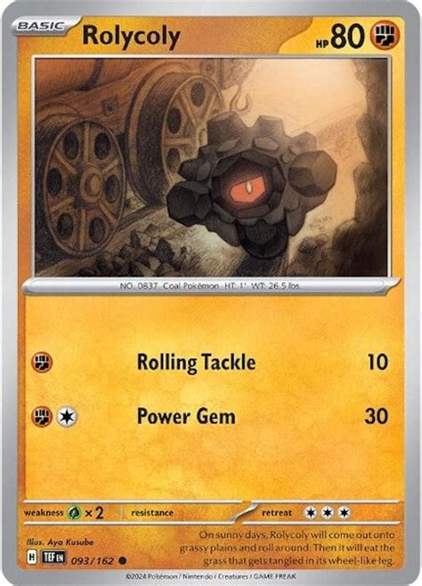 Rolycoly 93 Prices Pokemon Temporal Forces Pokemon Cards