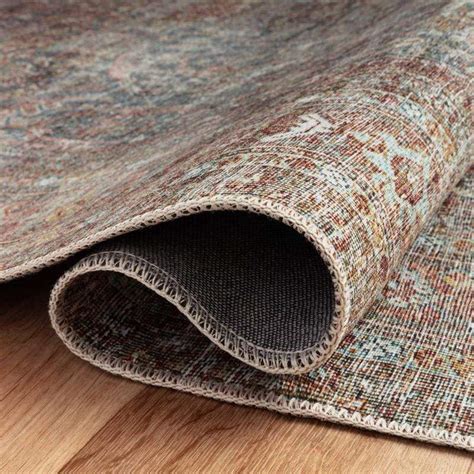 Chris Loves Julia X Loloi Jules Rug Lagoonbrick Meadow Blu