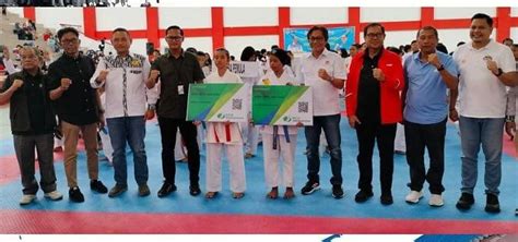 KADISPORA BUKA KEJUARAAN PROVINSI KEJURPROV CABANG OLAHRAGA KARATE USIA DINI