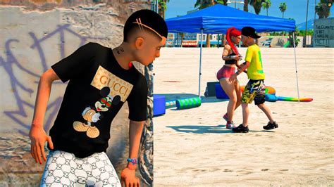 GTA V VIDA REAL FLAGREI MEU BEIJANDO UMA MENINA NA PRAIA YouTube