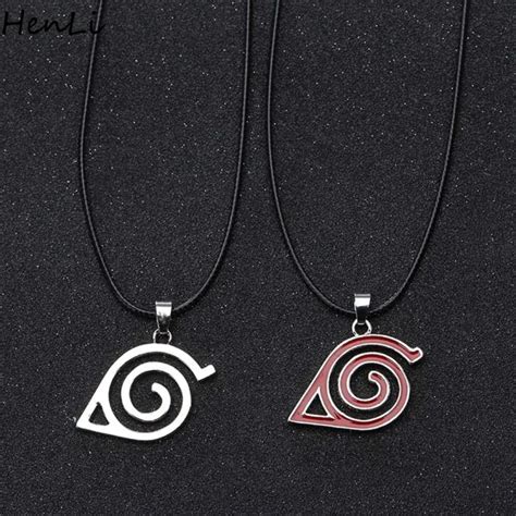 Henli Gift Japanese Anime Konoha Uzumaki Naruto Uchiha Itachi Kakashi Leaf Village Symbol Logo