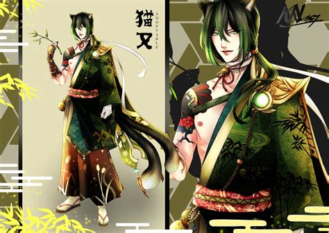 [closed] Yokai Nekomata Adoptable By Kn3s7 On Deviantart