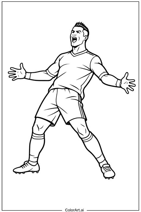 51 Free Cristiano Ronaldo Coloring Pages