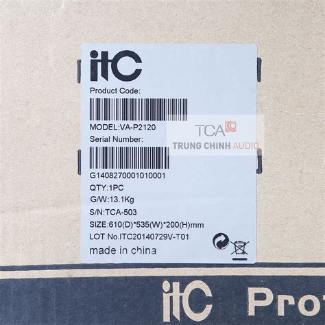 Âm Ly Công Suất Itc Va P2120 Itcva P2120 Âm Ly Công Suất Va P2120 Va P2120