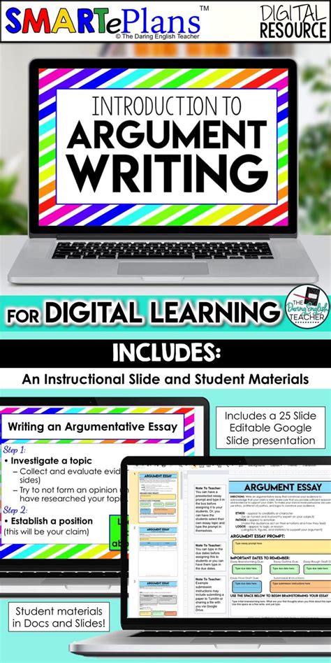 introduction to argument writing teaching unit a digital ela unit
