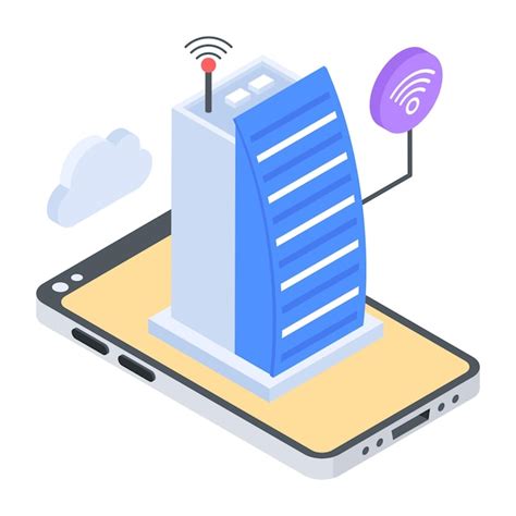 Premium Vector 5g Technology Isometric Icon