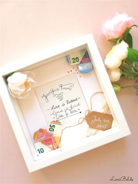 Geldgeschenk Zur Hochzeit LeniBel Hochzeit Geschenk Geld Geschenk