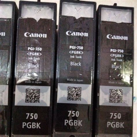 Jual Tinta Cartridge Canon PGBK 750 751 752 Dan Cl 751 Colour Shopee