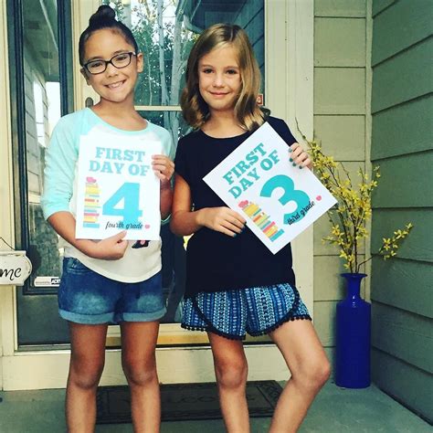 First Day Of School Weve Got Ourselves A 4th Grader And A 3rd Grader