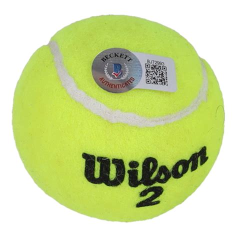 Eugenie Bouchard Signed Tennis Ball Beckett Pristine Auction