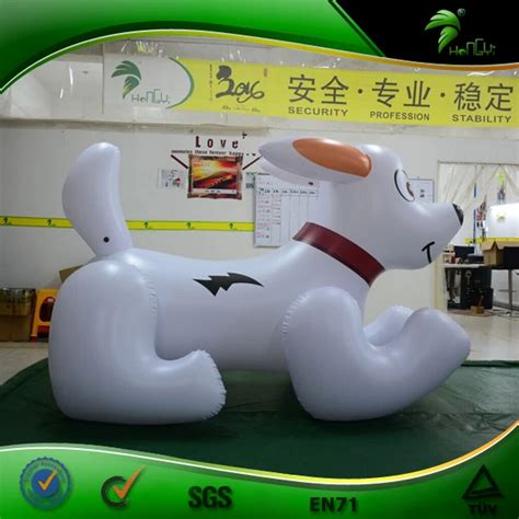 Hongyi Giant White Inflatable Dog Fun And Advertising