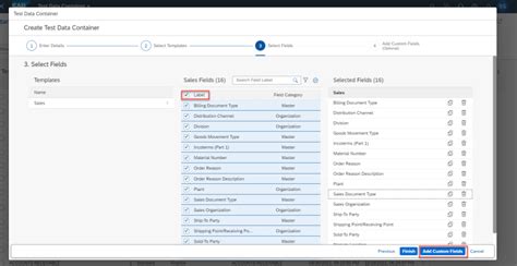 SAP S 4HANA Cloud Test Automation Tool Test Data Container Features