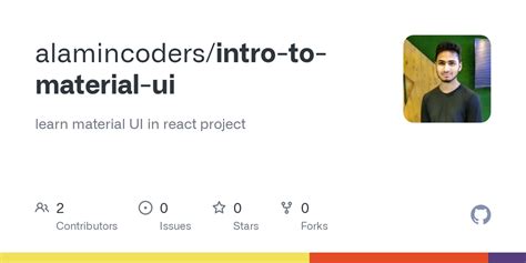 GitHub Alamincoders Intro To Material Ui Learn Material UI In React Project