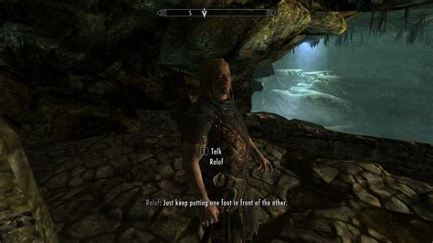 Im A Bit Confused Here Ralof How Does One Walk Skyrim