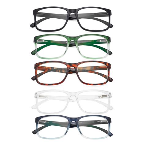 Reading Glasses Stylish Readers For Men Women Rt1805 5pack