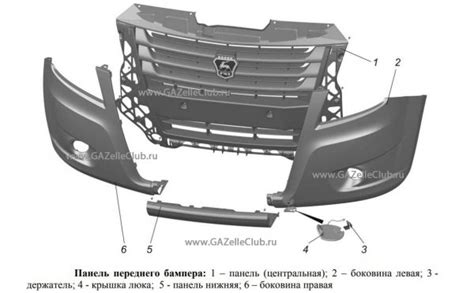 Снятие и установка переднего бампера ГАЗель Некст - Кузов - Клуб Газелистов