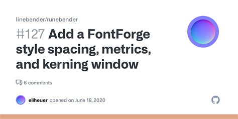 Add A Fontforge Style Spacing Metrics And Kerning Window · Issue 127