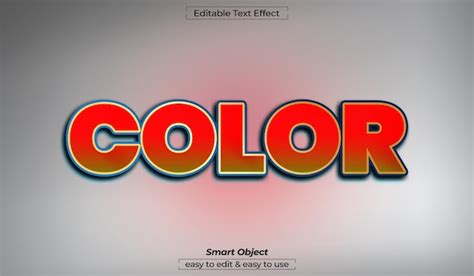 Premium Psd Psd Type Color Text Style Effect