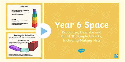 year 6 space 3d objects powerpoint hecho por educadores