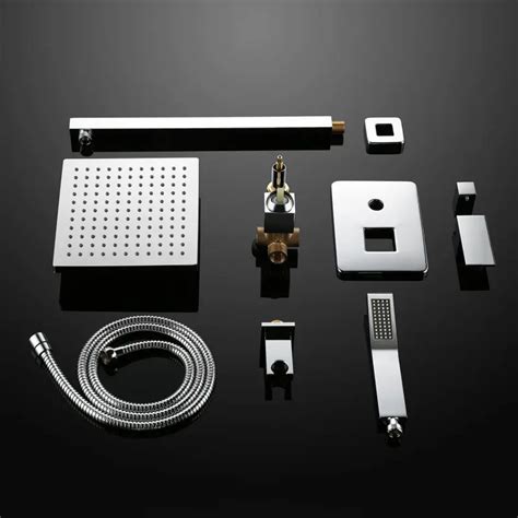 Exposed Thermostatic Bar Chrome Sus304 Shower Faucet Mixer Tap Taps