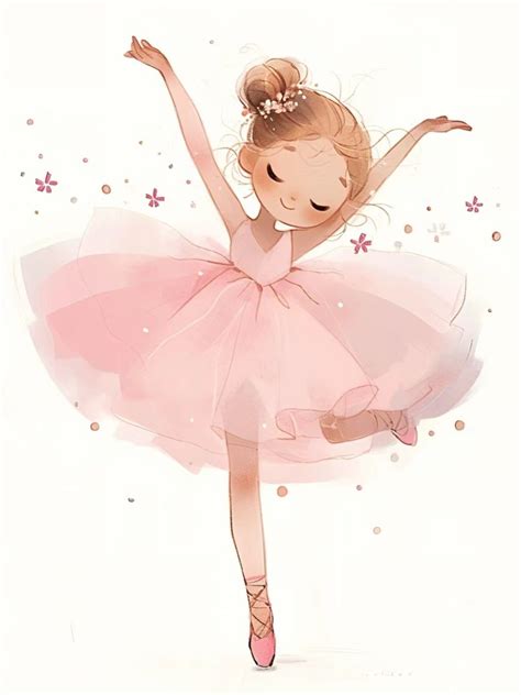 Cute Ballerina Wallpaper Cute Ballerina Drawing Little Ballerina