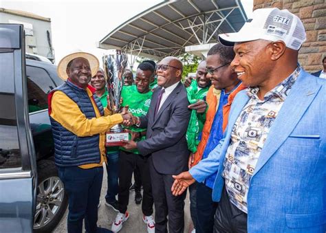 Raila Odinga Jets Back Ahead Of Highly Anticipated Azimio Rally At