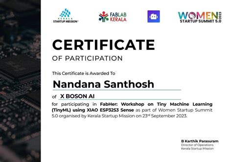 Nandana Santhosh On Linkedin Tinyml Esp32s3sense Fabherworkshop Ai