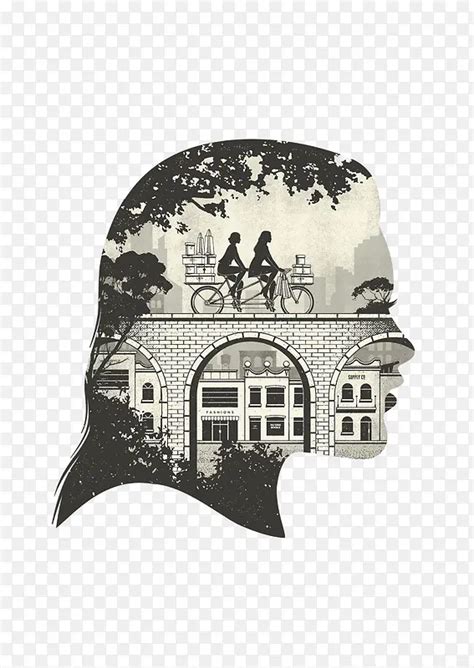 女性剪影插画设计PNG图片素材下载 图片编号10636914 PNG素材网