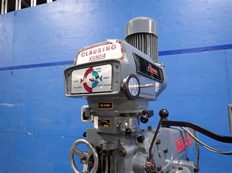 Used Clausing Clausing Fv 1 Vertical Mill Hgr Industrial Surplus