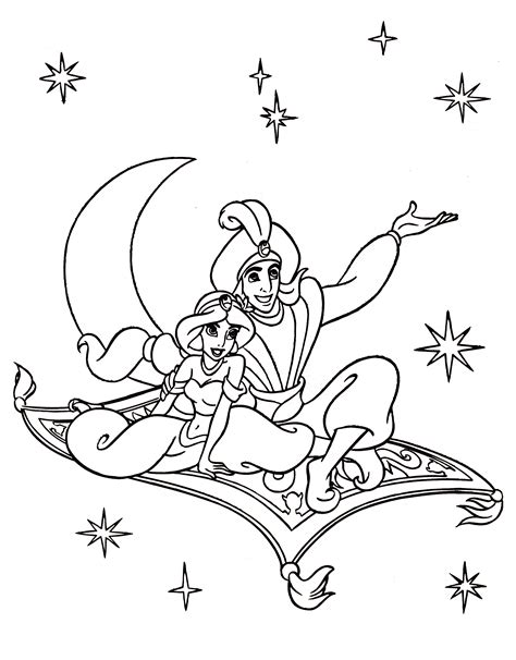 Aladdin Disneys2bb1 Coloring Page Printable Porn Sex Picture
