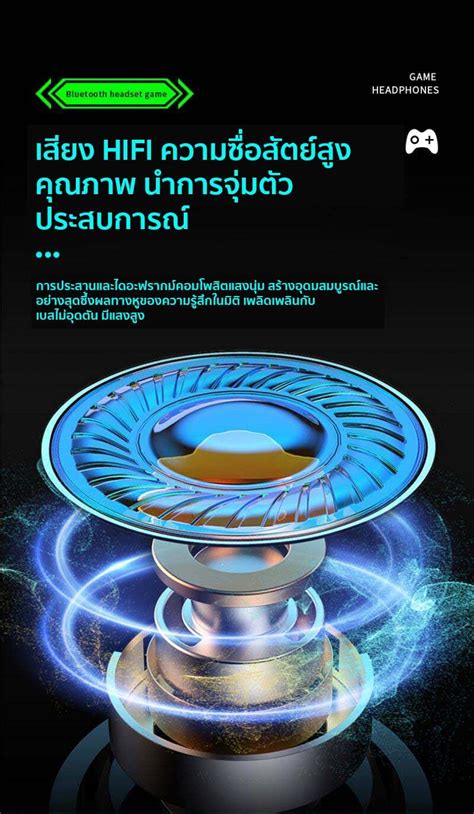 หูฟังไร้สาย Hifi Bluetooth 5 3 ชุดหูฟังสเตอริโอในหู บลูทูธชุดหูฟังไร้