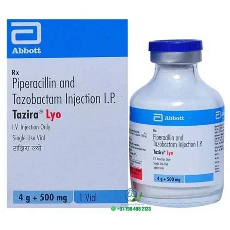 Pipzo 45gm Injection At Rs 245vial Piperacillin Tazobactam
