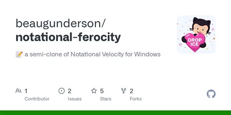 Github Beaugunderson Notational Ferocity A Semi Clone Of