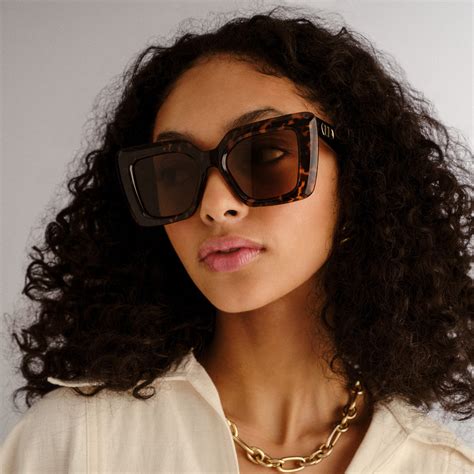 Unimaginable Dark Tort Female Square Sunglasses Le Specs