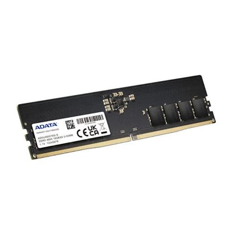 זיכרון ‏למחשב נייח Adata U Dimm Ad5u48008g S A Data זיכרונות למחשבים