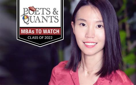 Poetsandquants 2022 Mba To Watch Olivia Qi Zhang Georgetown