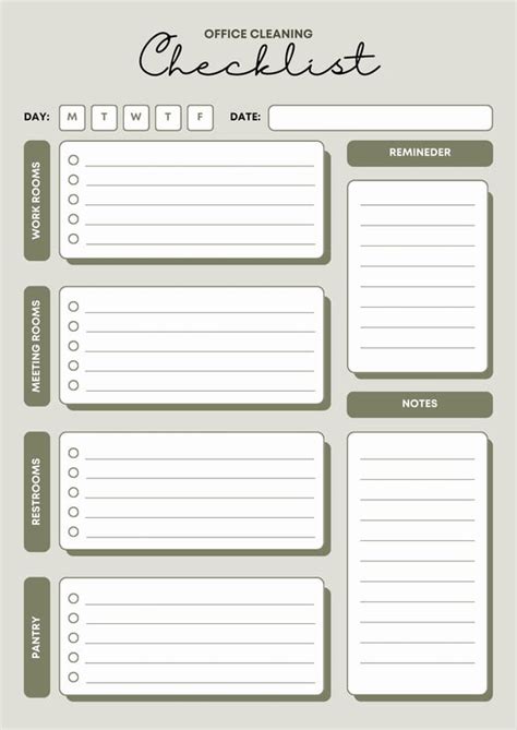 Free Printable Editable Daily Checklist Templates Canva