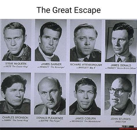 The Great Escape I I Steve Mcqueen James Garner Richard Attensorough