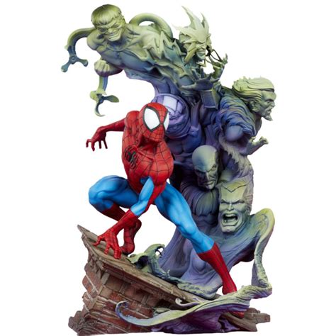 Spider Man Premium Format Statue By Sideshow Collectibles