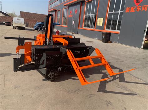 Tracked Automatic Log Splitter Diesel Wood Log Cutting Machine Firewood Processor Tracked Log