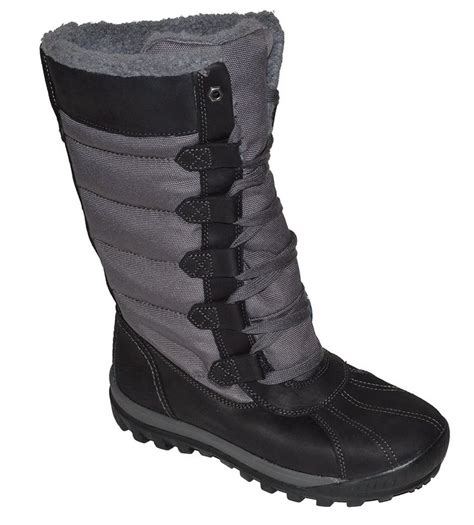 Timberland Womens Mt Hayes Tall Black Waterproof 200g Winter Boots 85 Us Leather Boots