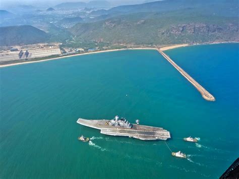 🔸 Ins Vikramaditya In Vizag Andhra Pradesh Infra Story