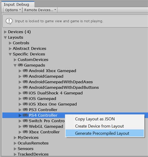 Layouts Input System 1 4 3