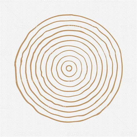 棕色年轮矢量素材图免费下载 觅知网
